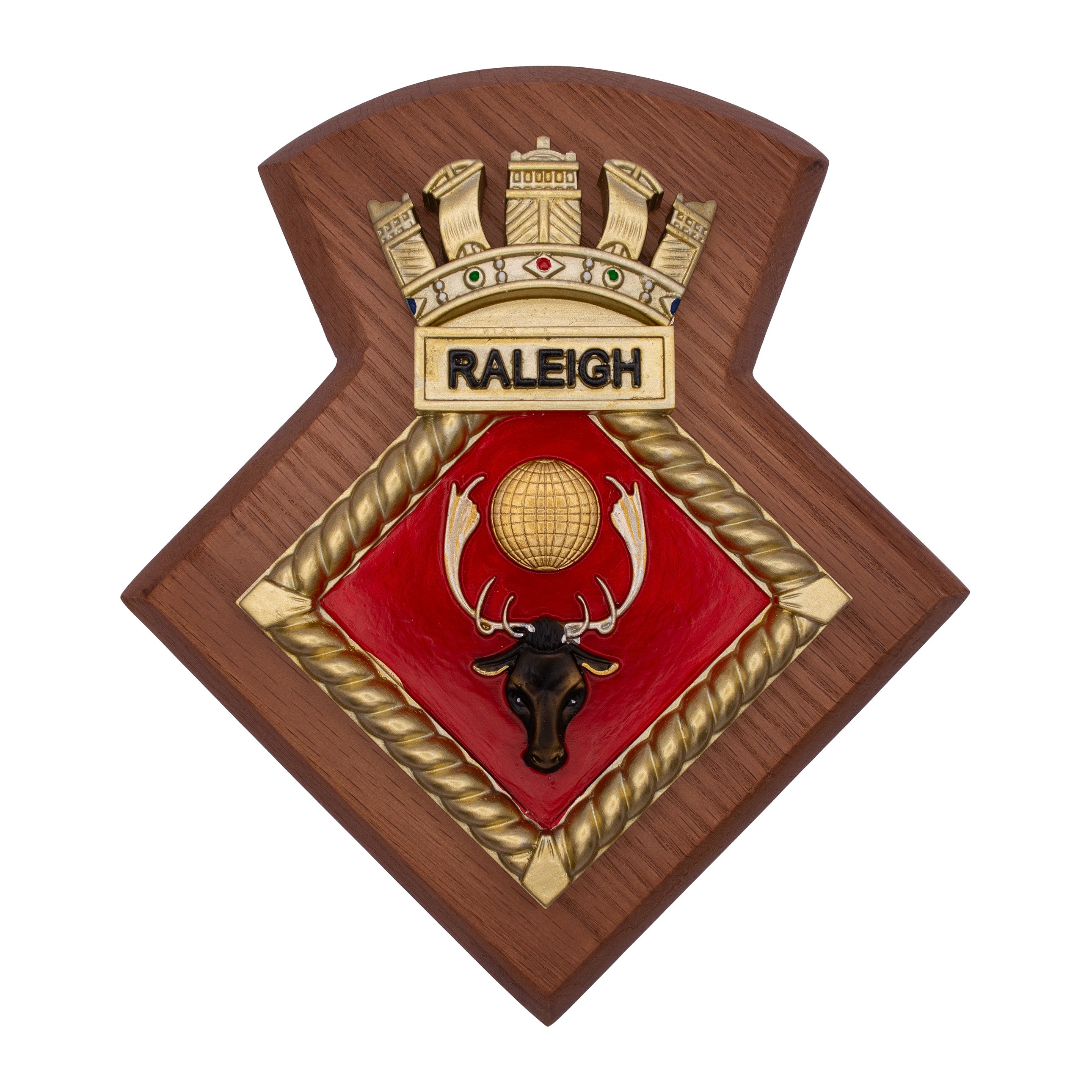 HMS RALEIGH Unit Crest / Plaque / Badge