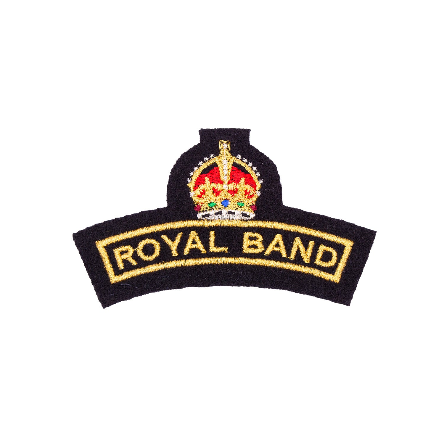 Genuine Royal Band Shoulder Flash Royal Navy Organisation Badge · Wyedean