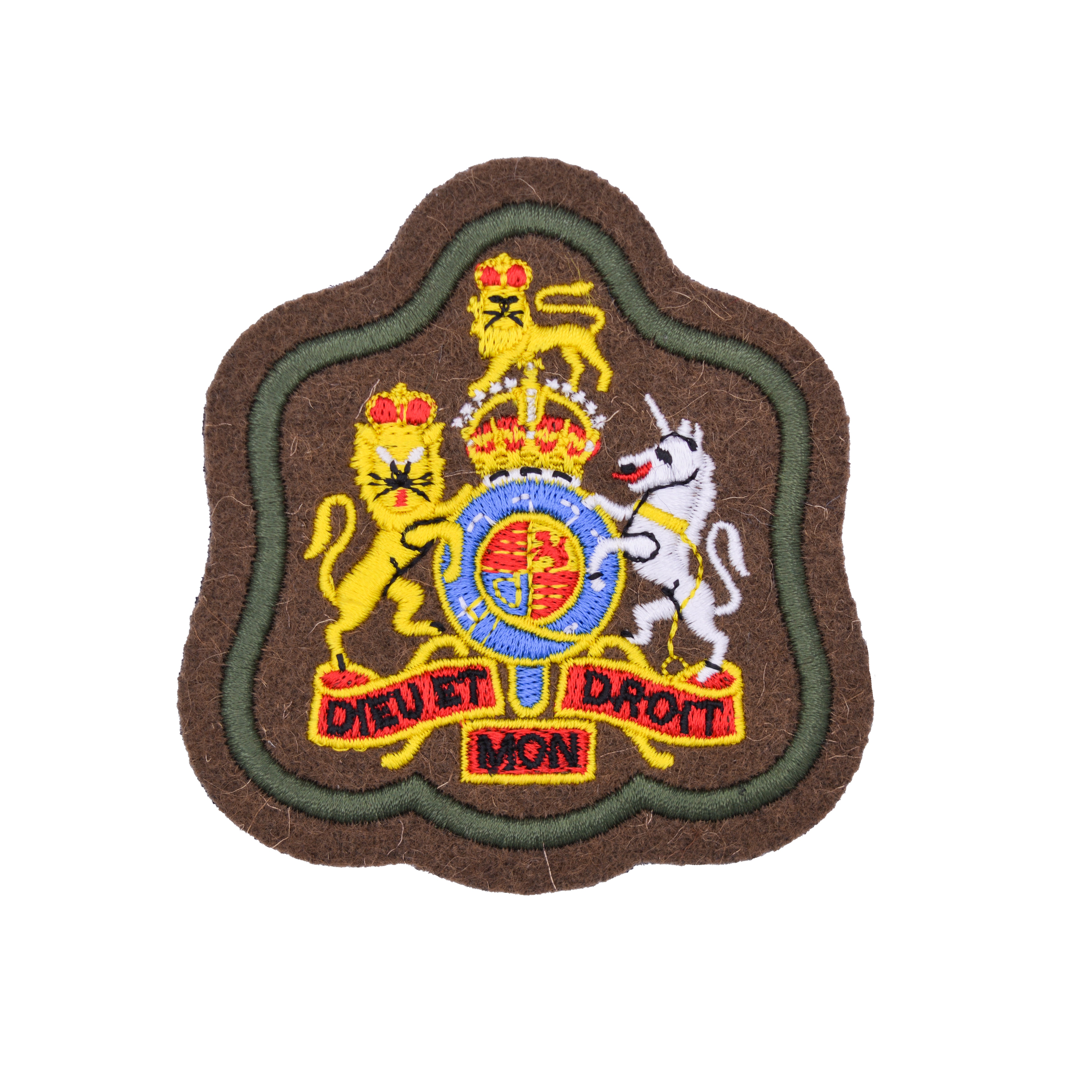 Kings Crown WO1 Rank Badge Royal Army Dental Corps and Intelligence Co