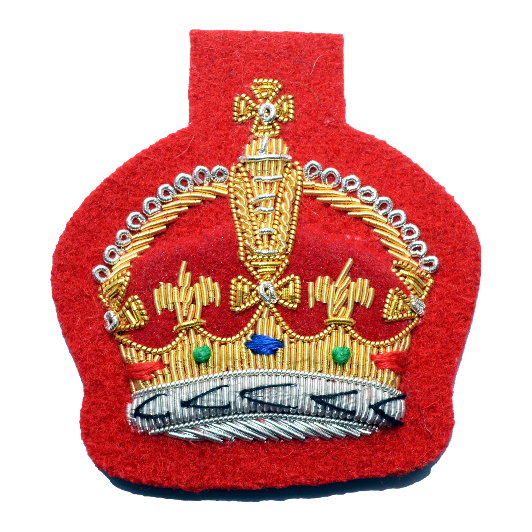 (King's Crown) Warrant Officer Class 2 (WO2) Large Crown Rank Badge Li
