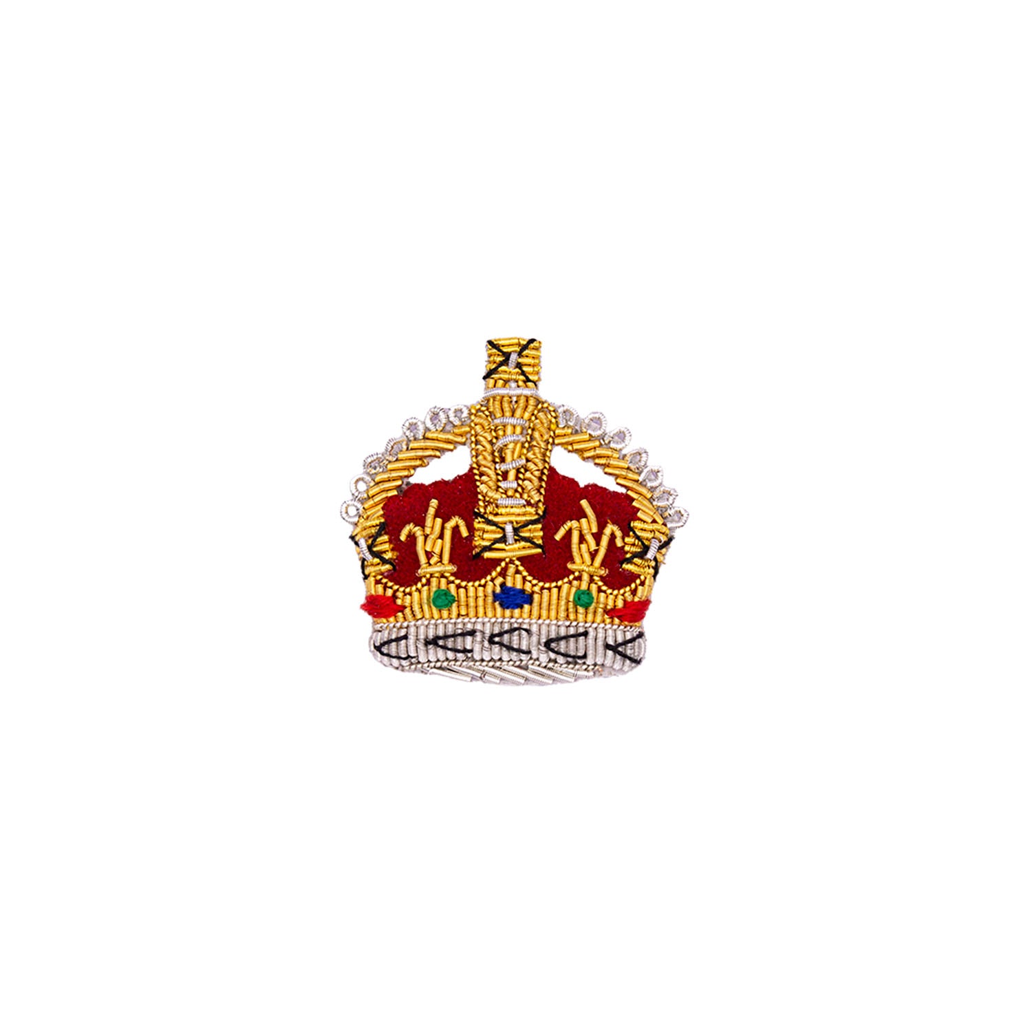 (King's Crown) Officer Crown Rank Badge Household Division Foot Guards