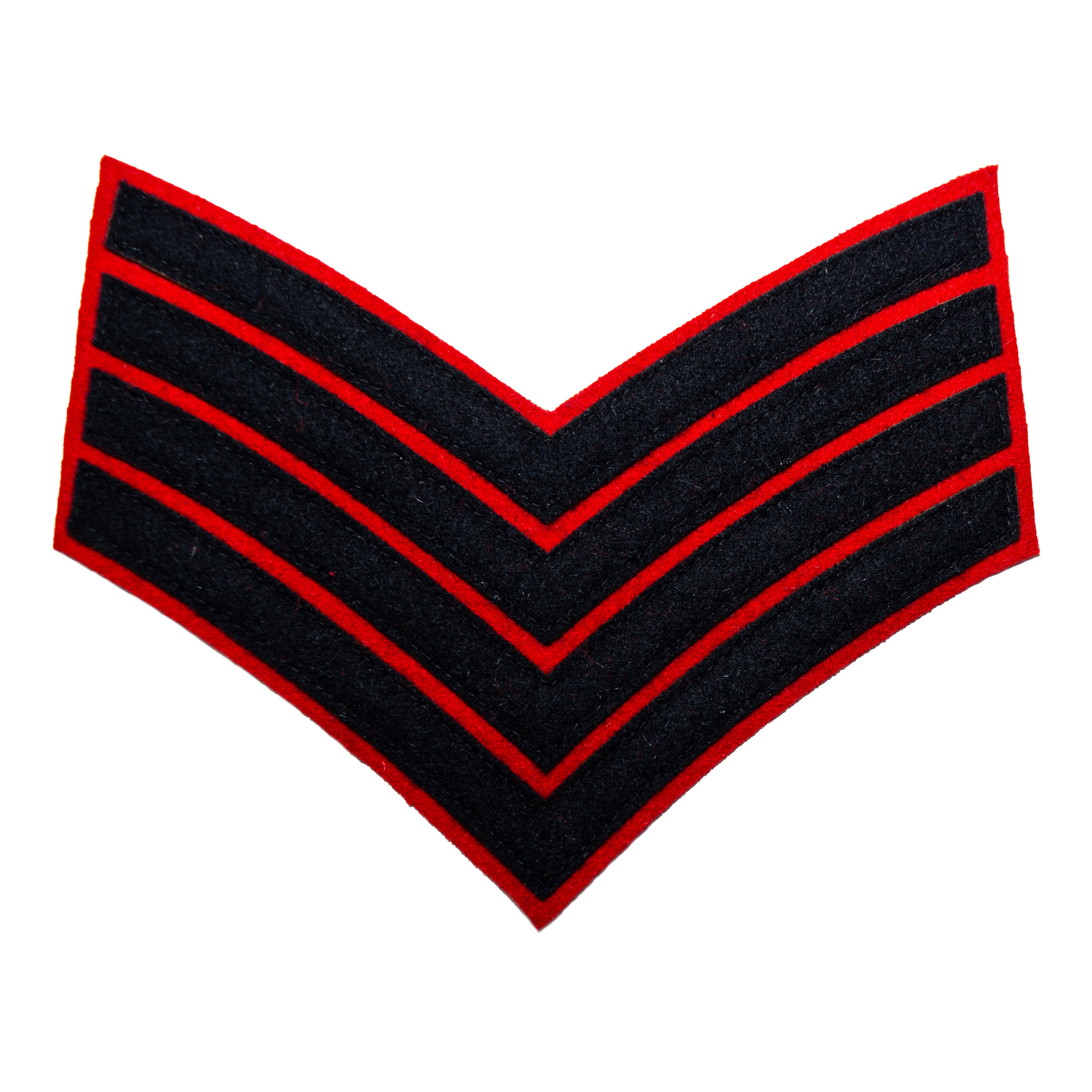 4 Bar Chevrons Non-Footguard Regiments Service Stripe British Army Bad