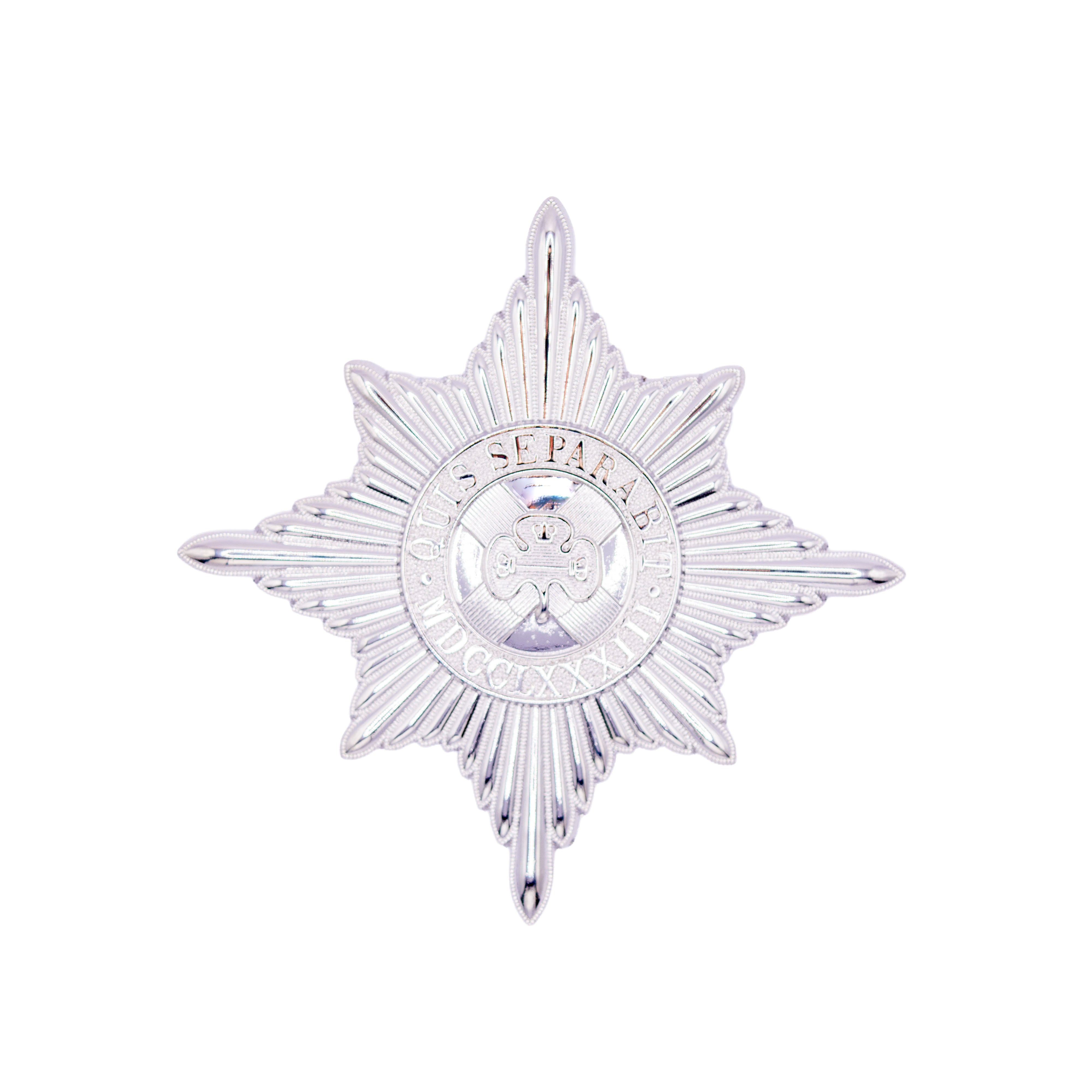 Irish Guards Pipe Major & Piper Bonnet Cap Badge