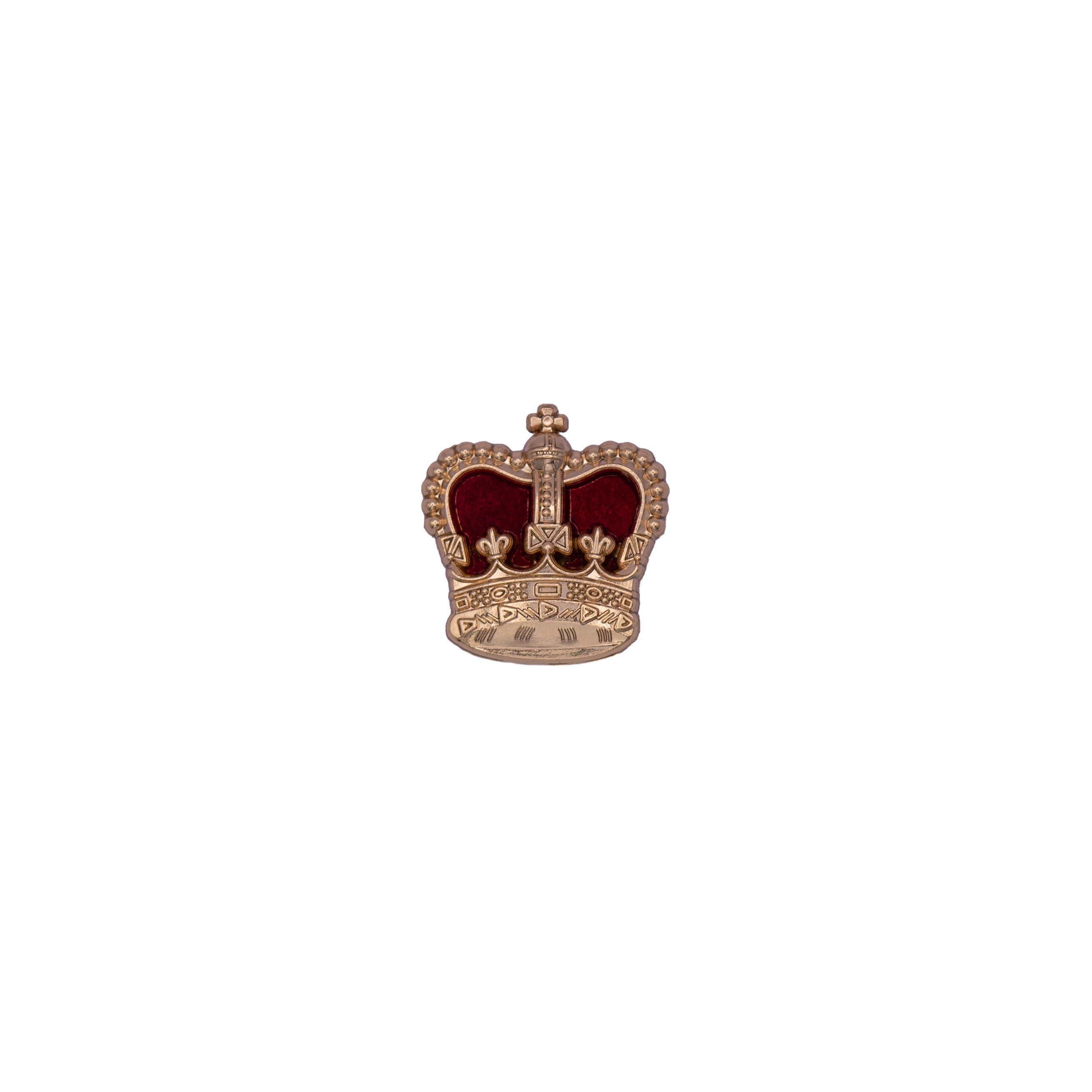 Small Crown Shoulder Strap Badge