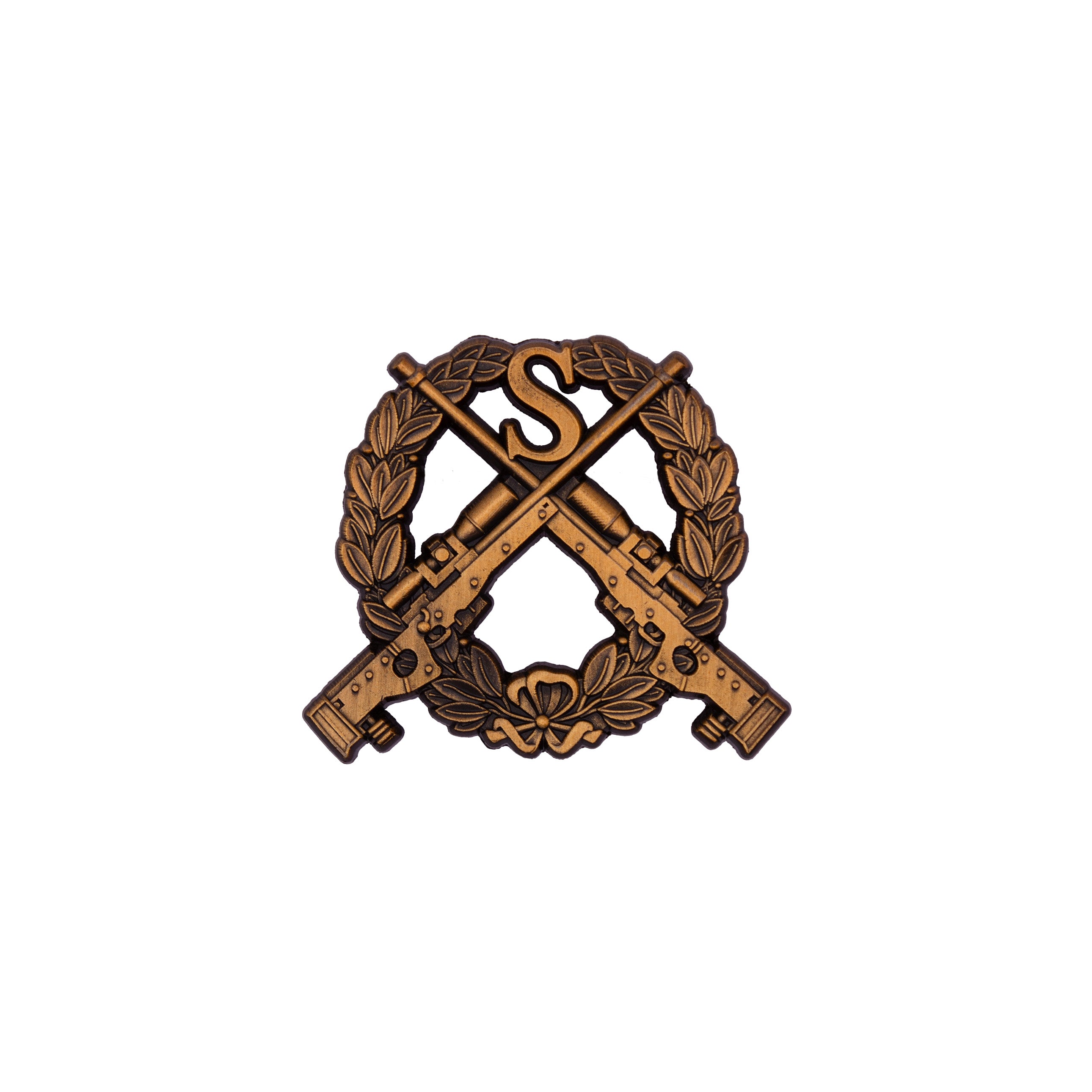 Army Sniper Marksmanship Award Metal Badge