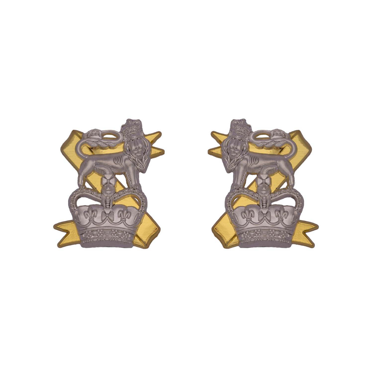 Light Dragoons Officers Collar Badges
