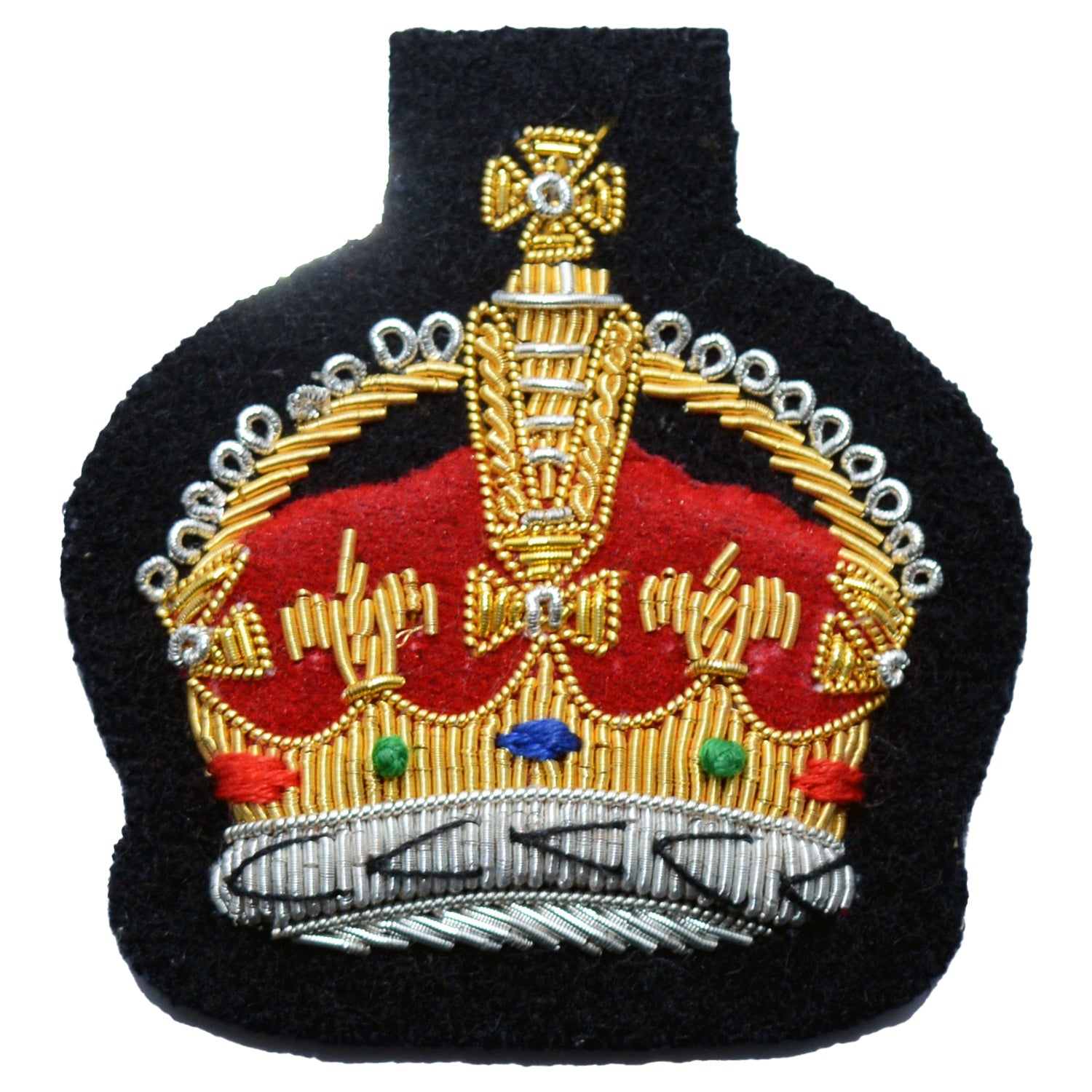 (King's Crown) QMS, CSgt and SSgt Small Crown Rank Badge Royal Tank Re