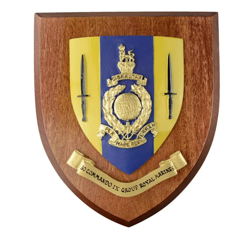Genuine 30 CDO IX GP RM 30 Commando Unit Crest / Plaque · Wyedean