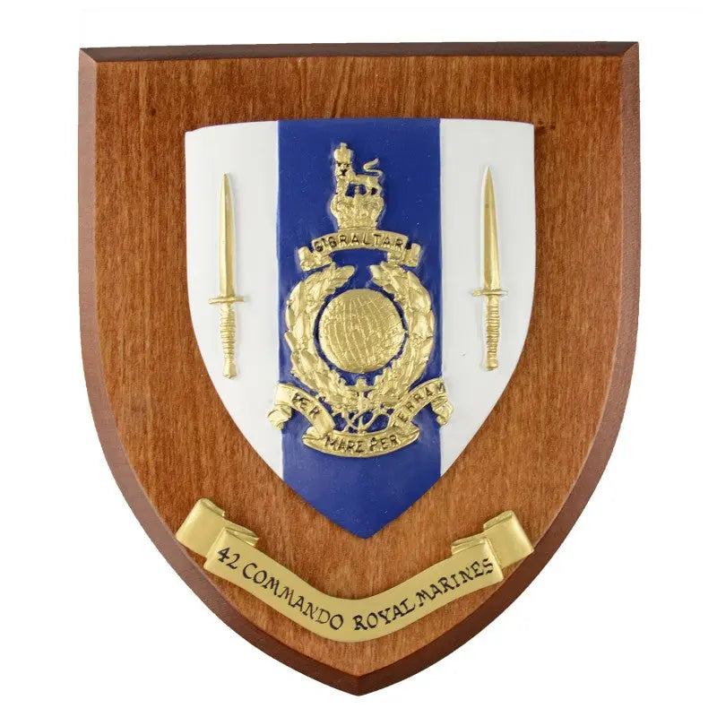 Genuine 42 CDO RM 42 Commando Royal Marines Unit Crest / Plaque · Wyedean