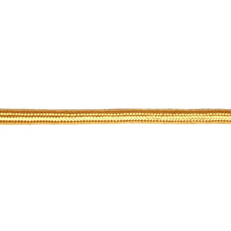6mm Plain Plait Braided Cord 2% Gold | Wyedean