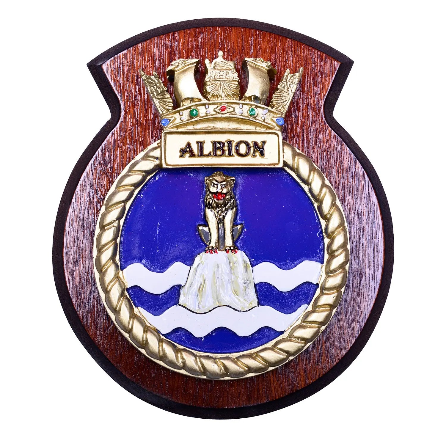 HMS Albion Unit Ship Crest / Plaque | Wyedean