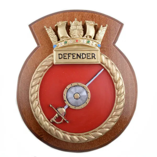 Genuine HMS Defender Ship Crest / Plaque · Wyedean