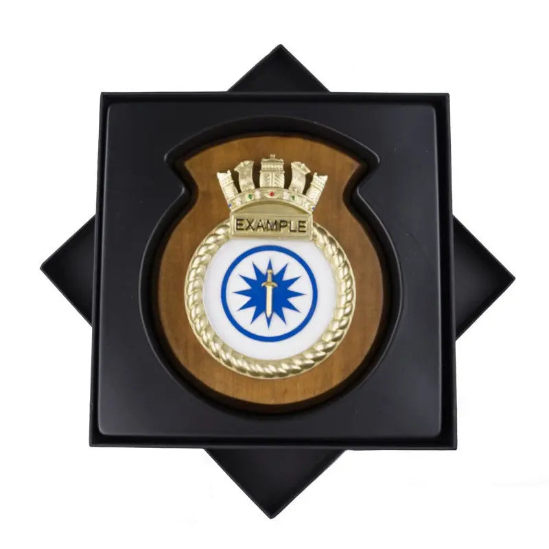Genuine HMS Example Ship Crest / Plaque · Wyedean