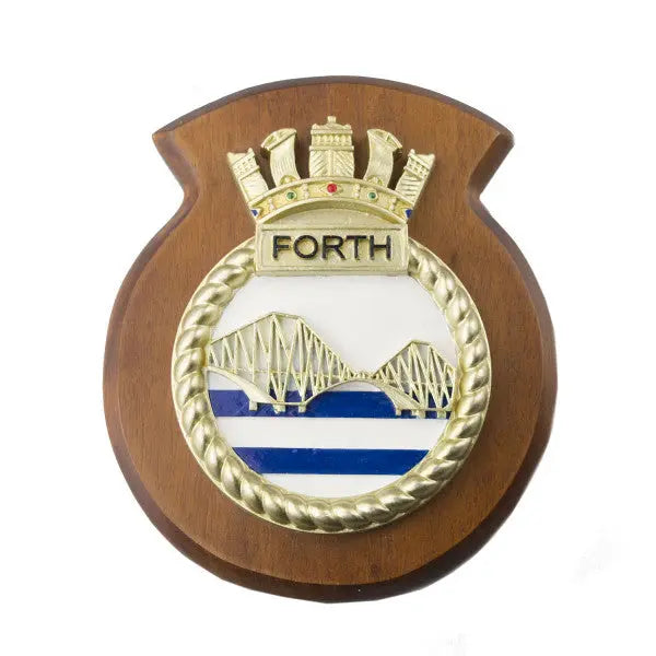 Genuine HMS Forth Ship Crest / Plaque · Wyedean