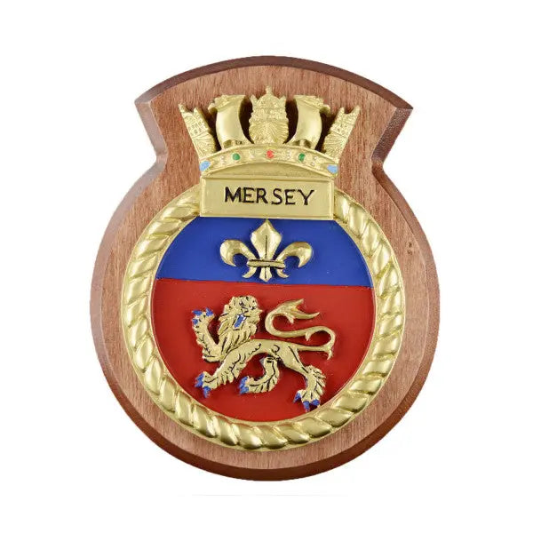 Genuine HMS Mersey Ship Plaque / Crest · Wyedean