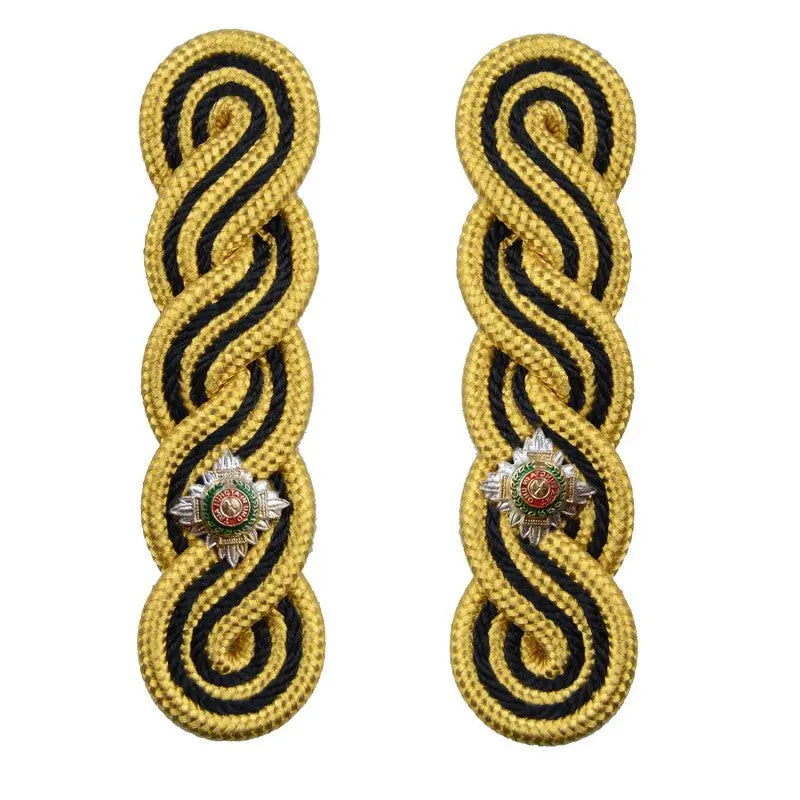 Genuine Infantry Regiments 2nd Lieutenant Epaulette Black and Gold ...