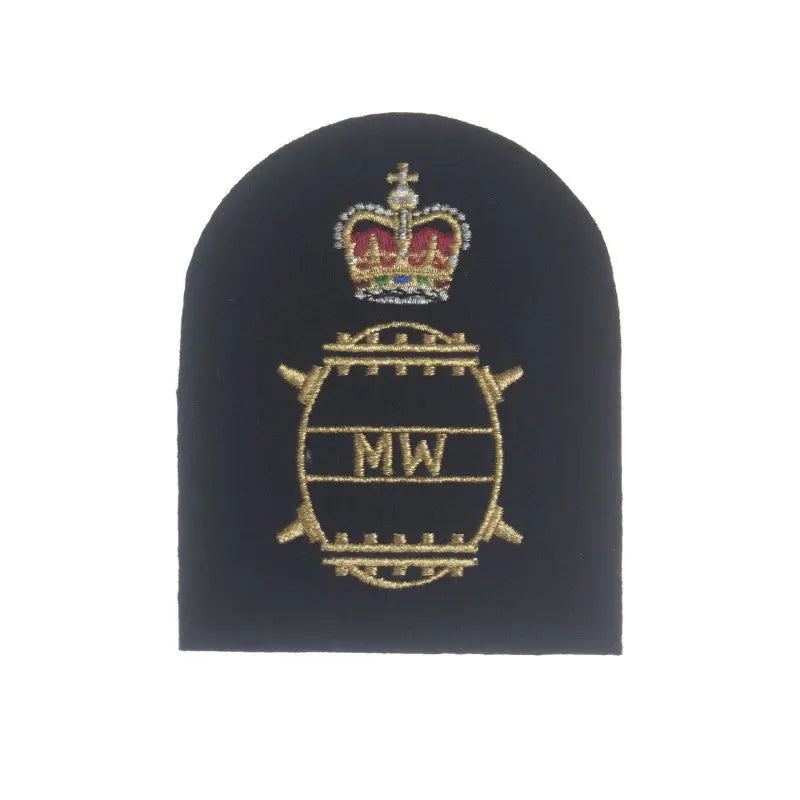 Genuine Mine Warfare (MW) Petty Officer Royal Navy Warfare Branch Badge ...