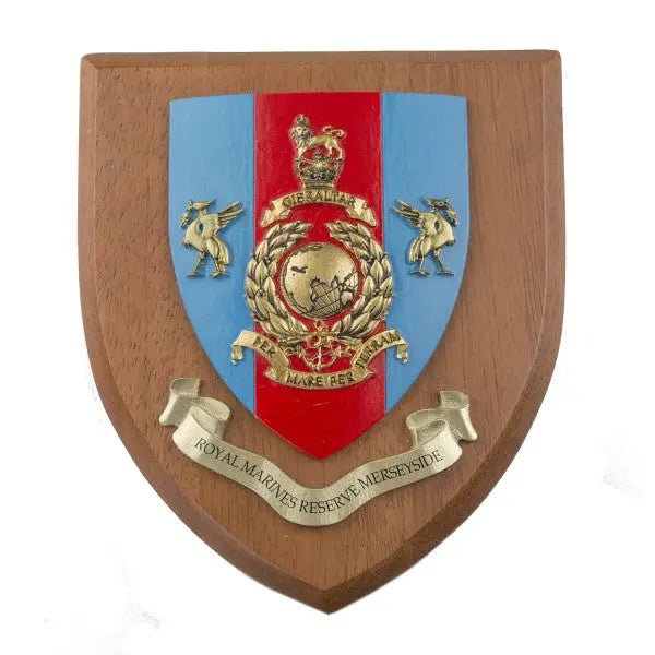 Genuine Royal Marines Reserve (RMR) Merseyside Unit Crest / Plaque ...