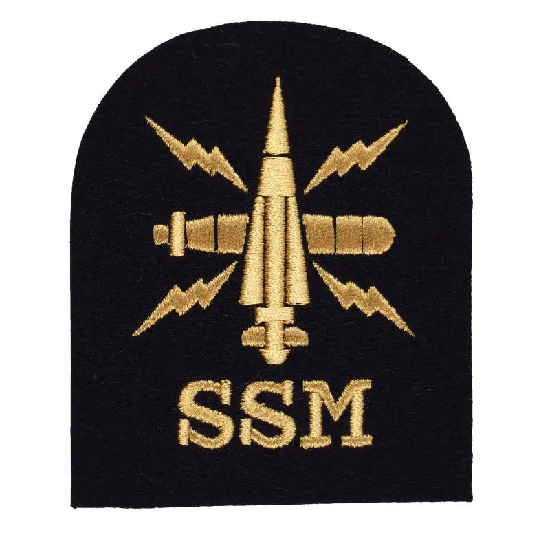 Submarine Sensors (SSM) Basic Rate Royal Navy Badges Qualification ...