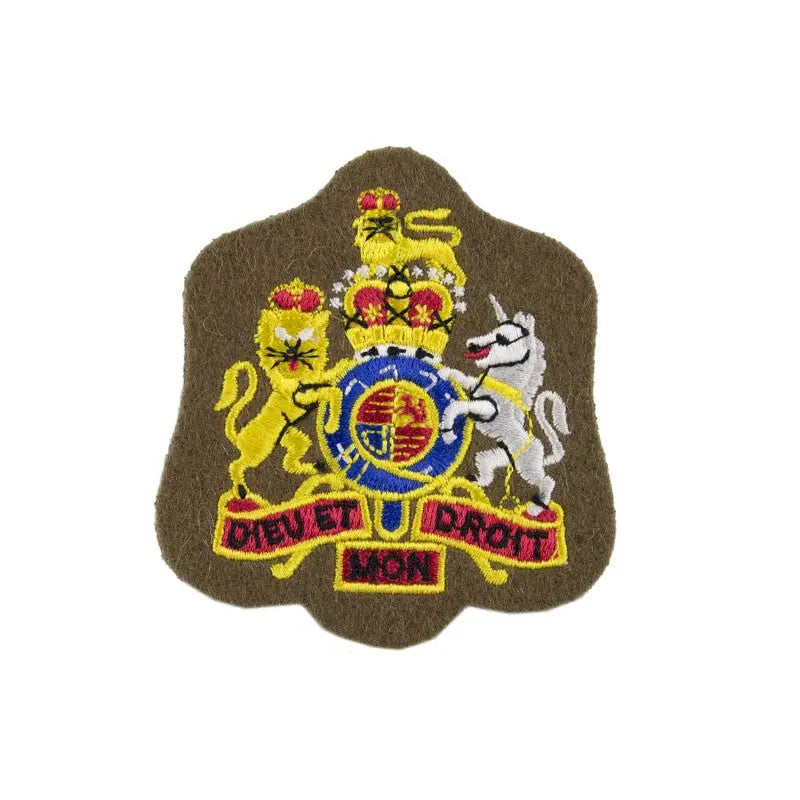 Genuine Warrant Officer Class 1 (WO1) Royal Arms Rank Badge British ...