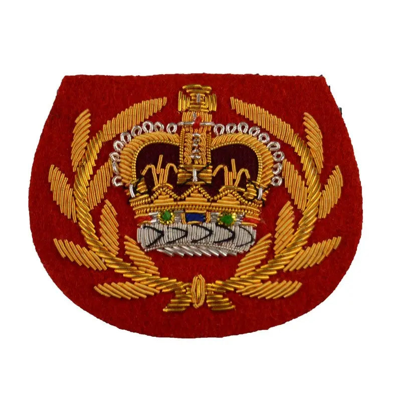 Genuine Warrant Officer Class 2 (WO2) Crown and Wreath Rank Badge Life ...